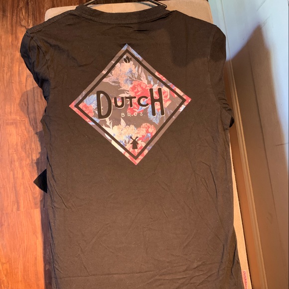 Dutch Bros | Tops | Dutch Bros Long Sleeve Floral Logo | Poshmark